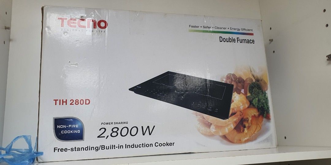TECNO TIH 280D 2-Burner Built-In Induction Cooker Hob, TV & Home ...