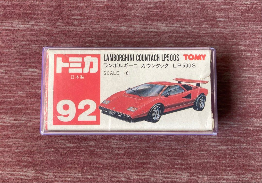 Tomica Lamborghini Countach LP500S [ Red ], Hobbies & Toys, Toys ...