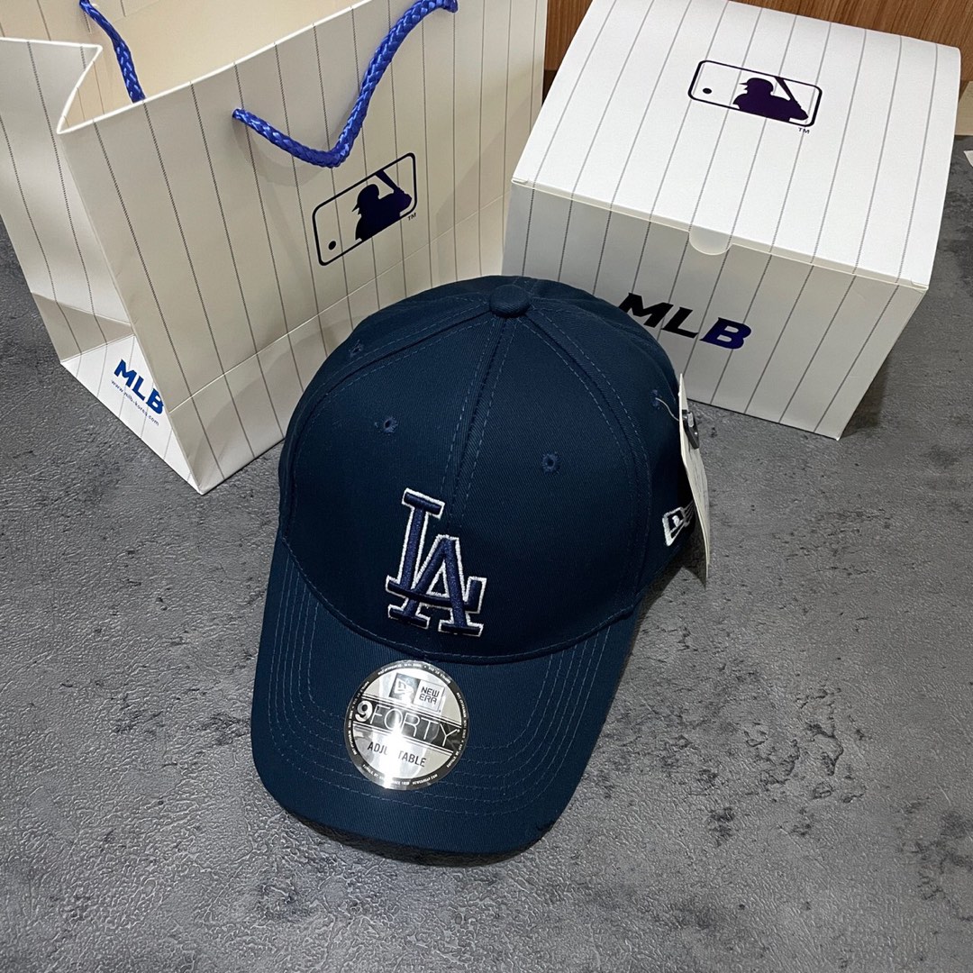 Topi MLB LA, Fesyen Pria, Aksesoris, Topi di Carousell