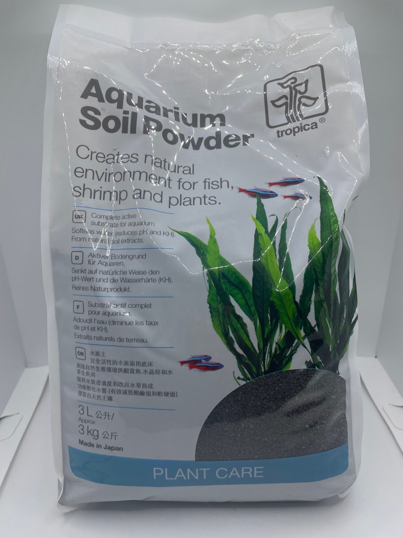 Tropica Aquarium Soil Powder 3L, Pet Supplies, Homes & Other Pet ...
