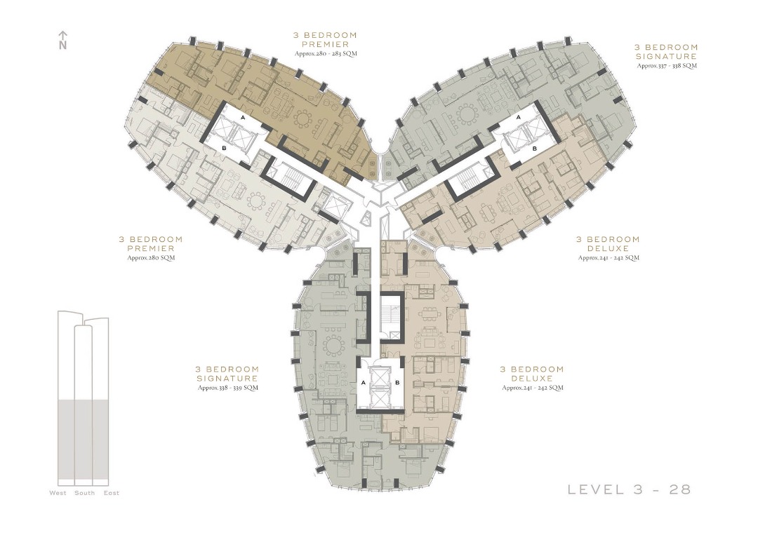 Aurelia Residences | Ultra-Luxury 3BR Premier in Aurelia Residences ...