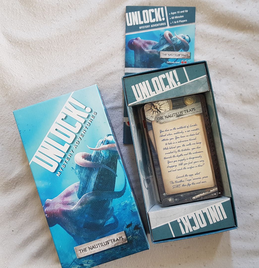 Unlock Timeless Adventures Board Game with Nautilus Trap, Hobbies ...