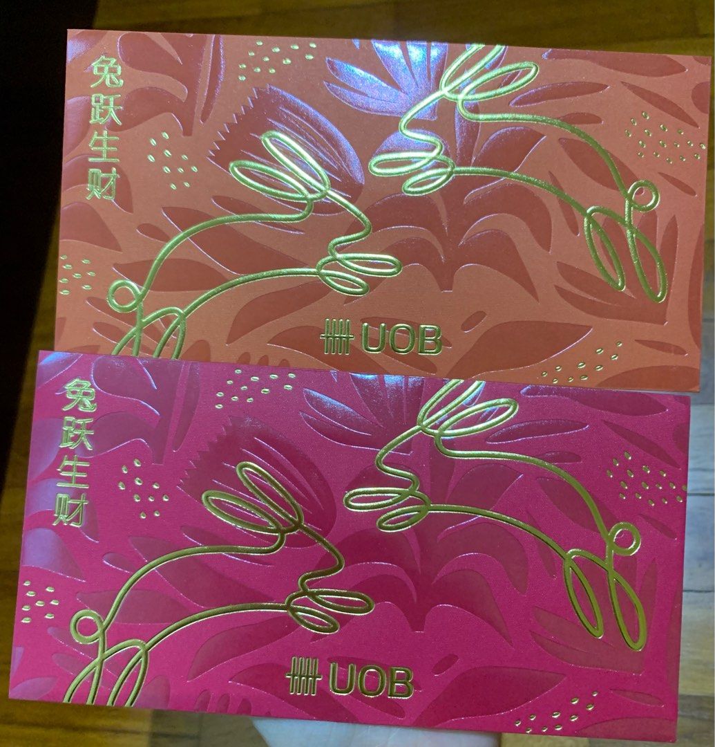 UOB Premier Red Packets Rabbit, Hobbies & Toys, Stationery & Craft ...