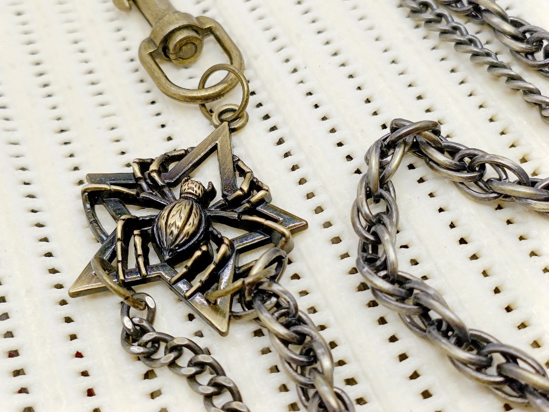 USA Metal Stainless Hook Rivet Copper Spider Gold Snake Street Biker ...
