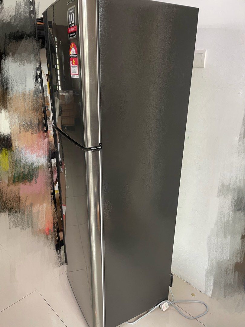 USED REFRIGERATORS SHARP SJ406MSS 400L, TV & Home Appliances, Kitchen ...