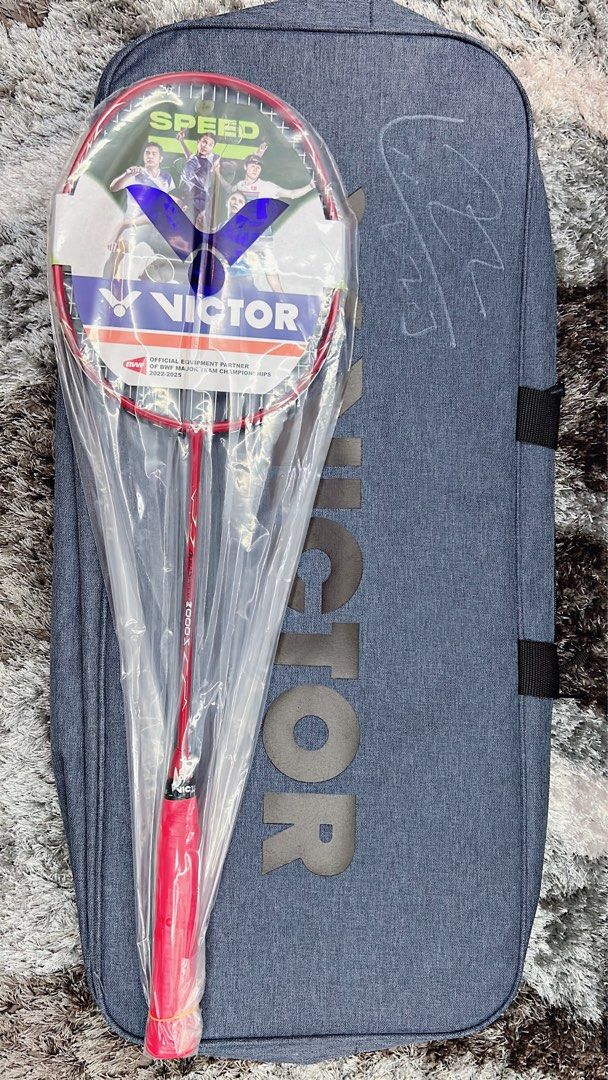 VICTOR Auraspeed 3000S Badminton Racket Racquet 4U G5 675mm head cover ...