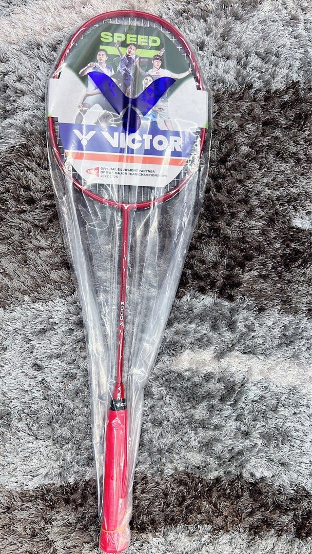 VICTOR Auraspeed 3000S Badminton Racket Racquet 4U G5 675mm head cover ...