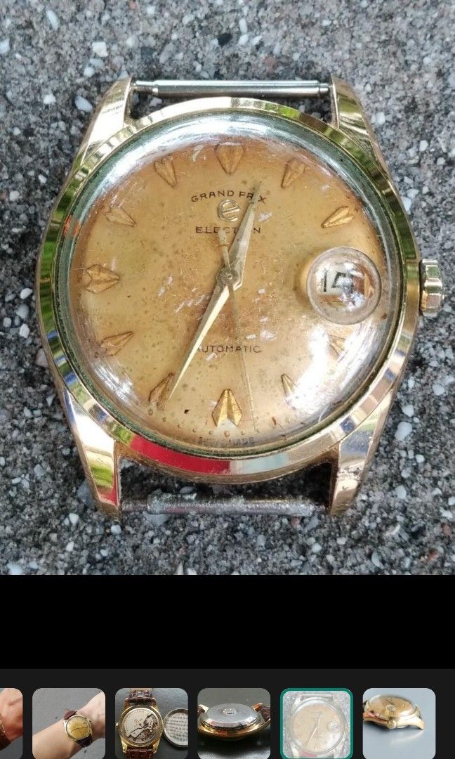 Vintage 1960s Election Watch Co. Grand Prix Automatic Watdh, Luxury ...