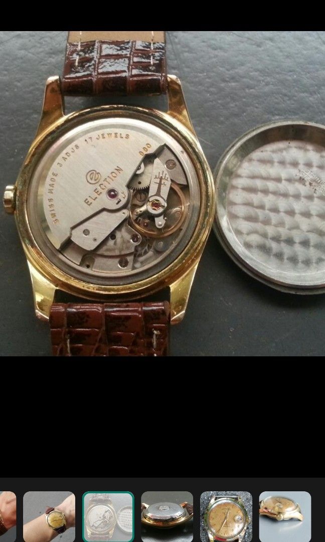 Vintage 1960s Election Watch Co. Grand Prix Automatic Watdh, Luxury ...