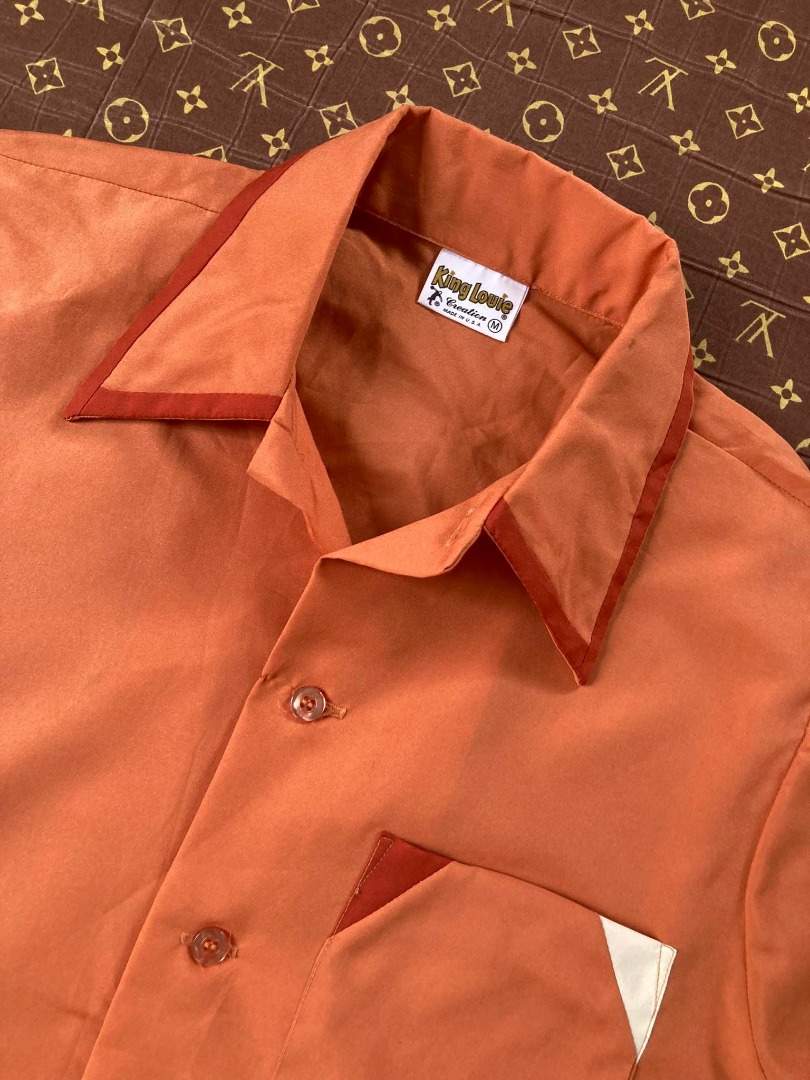 Vintage 70's Bowling polo shirt OTW, Announcements on Carousell