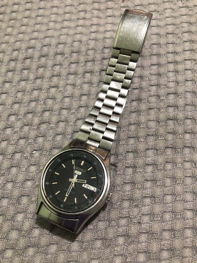 Vintage authentic seiko 5 watch, Men's Fashion, Watches & Accessories ...