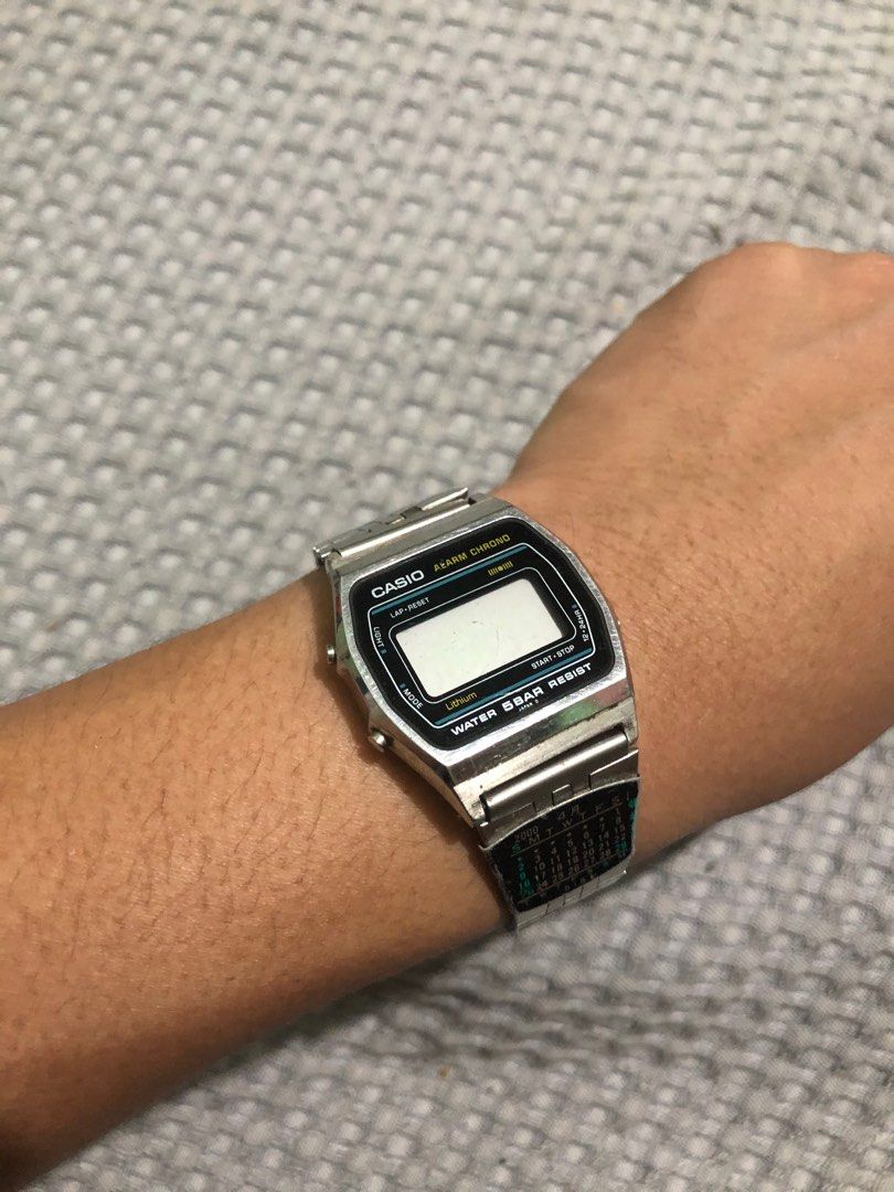 Vintage Casio 593-W-31 made in Malaysia, Men's Fashion, Watches ...