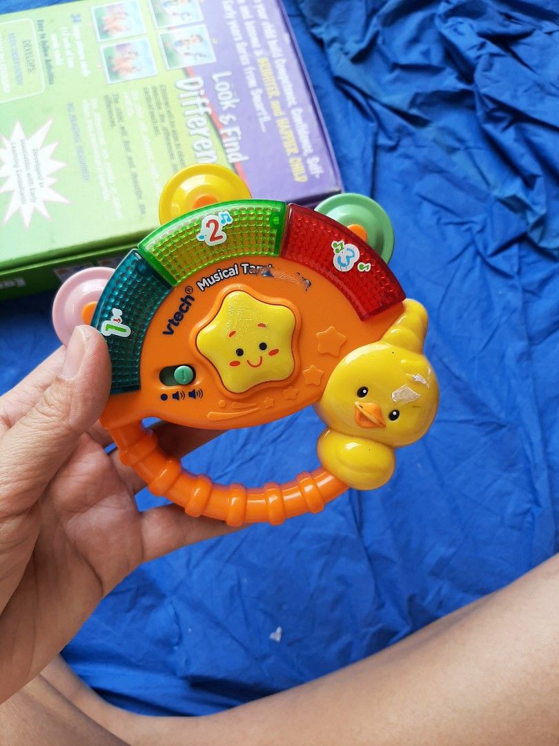 Vtech musical tambourine, Toys & Collectibles, Mainan di Carousell