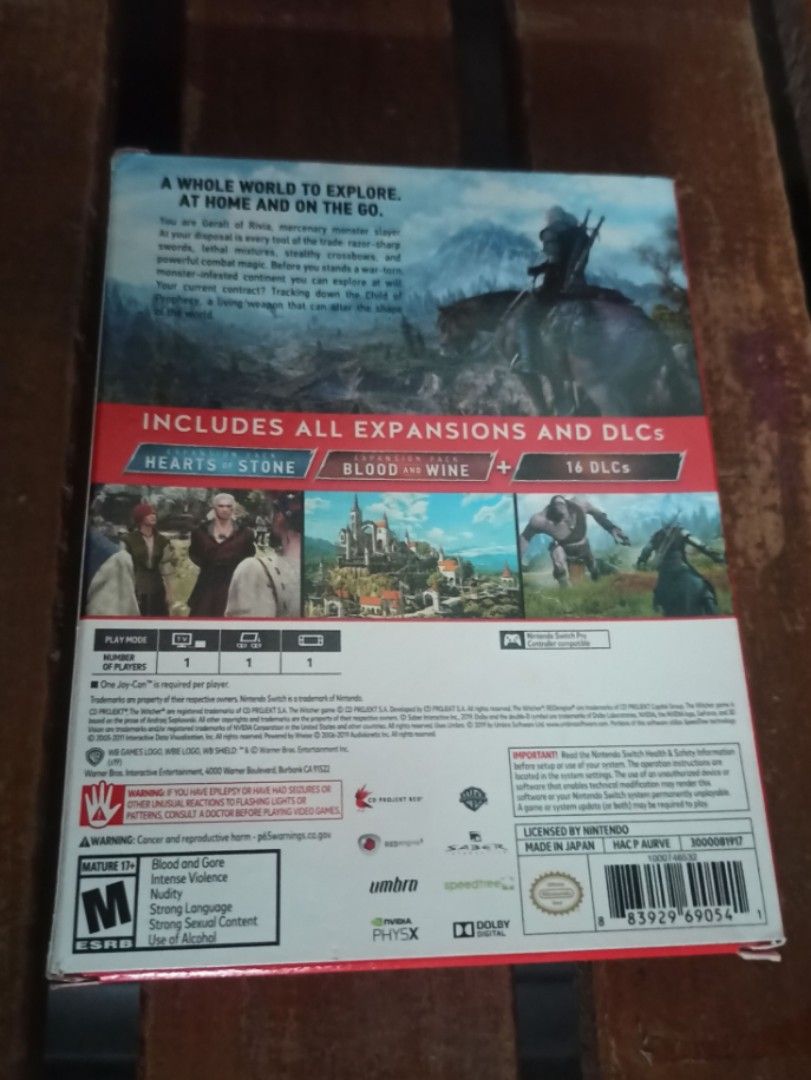 Witcher III: Wild Hunt Complete Edition (Nintendo Switch) on Carousell
