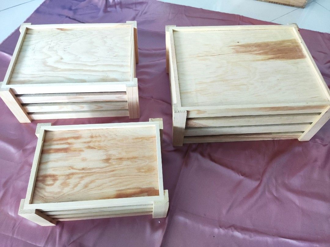 Wooden Box Stand, Furniture & Home Living, Home Decor, Other Home Decor ...
