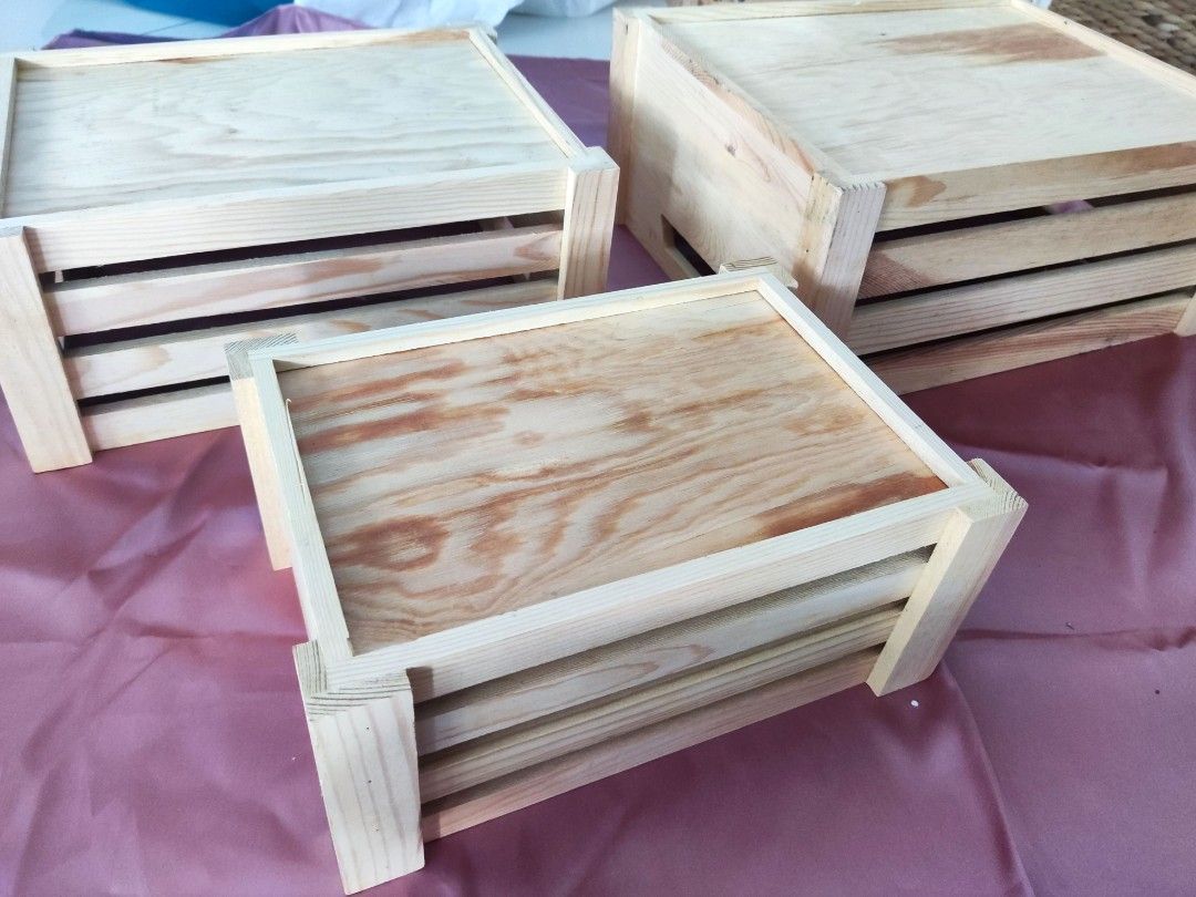 Wooden Box Stand, Furniture & Home Living, Home Decor, Other Home Decor ...