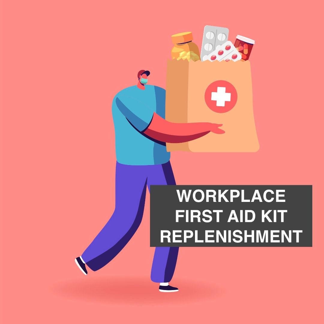 Workplace First Aid Kit Replenishment [50 pax], Health & Nutrition ...