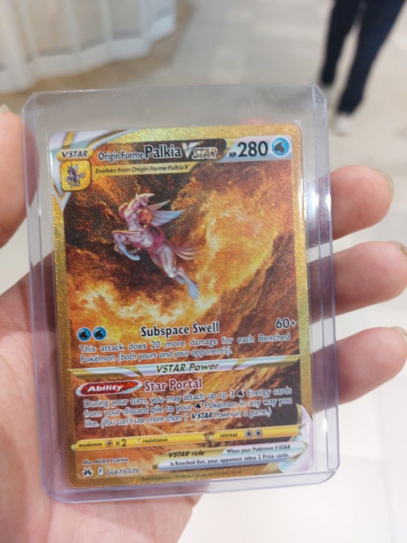 WTS/WTT Origin Forme Palkia Vstar UR Gold Alternate Art Crown Zenith ...