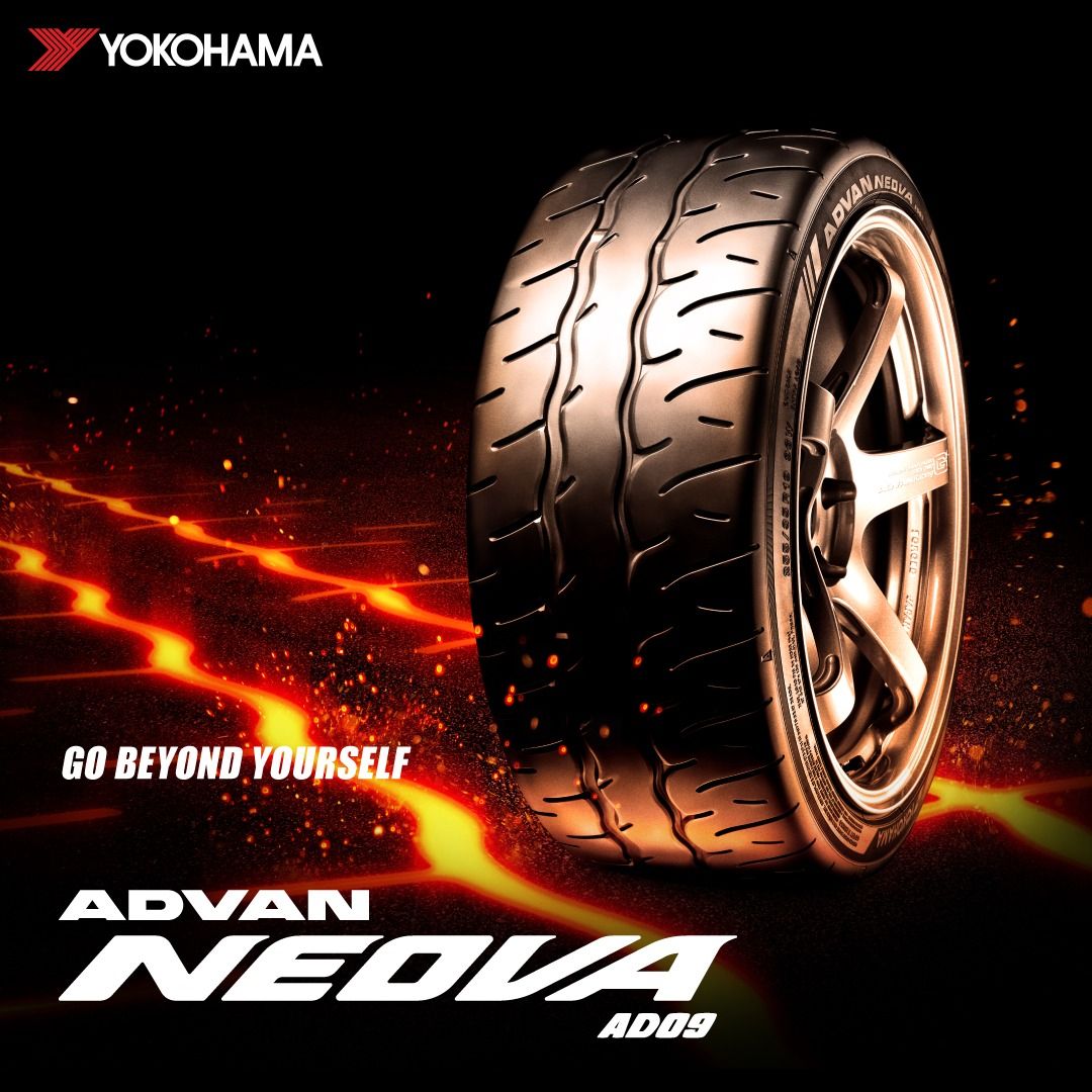 Yokohama ADVAN Neova AD09 Tyre, Car Accessories, Tyres & Rims on Carousell