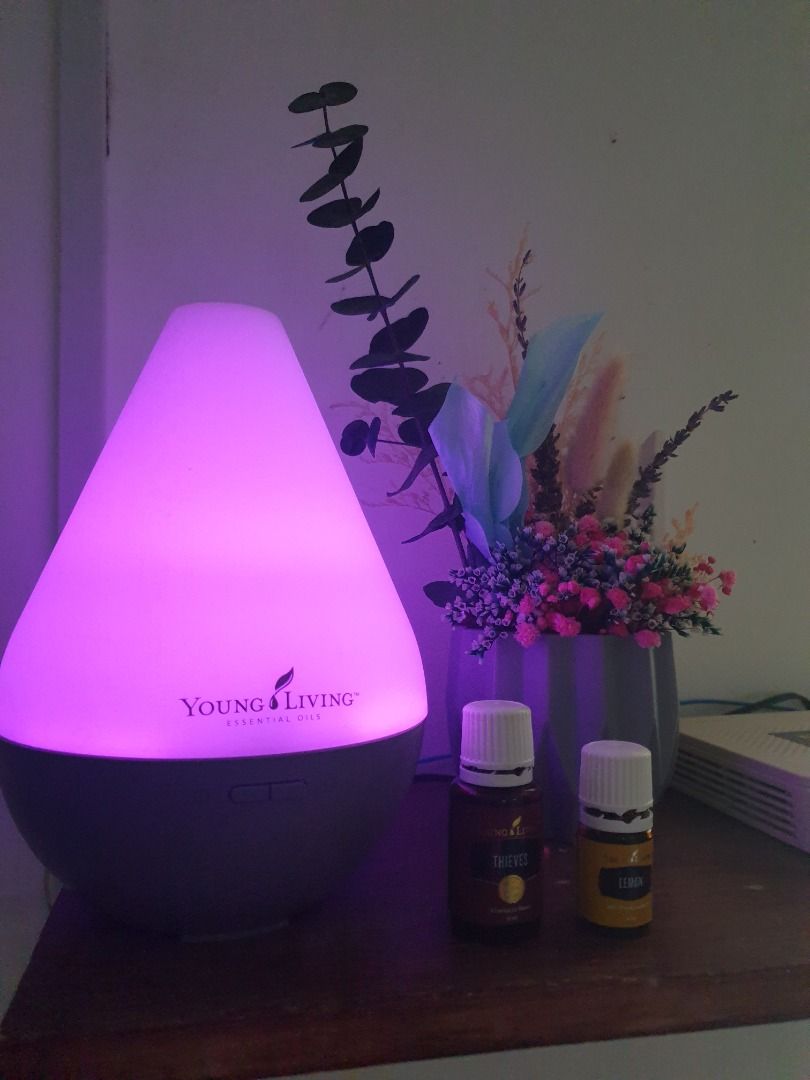 Young Living Dewdrop v2 Diffuser, Furniture & Home Living, Home ...