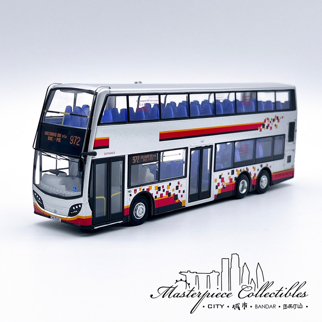 1/64 Singapore Double-decker Bus (Pixel Livery), Hobbies & Toys, Toys ...