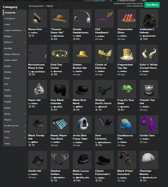 2009 Roblox account with rare/off sale items!, Video Gaming, Gaming ...