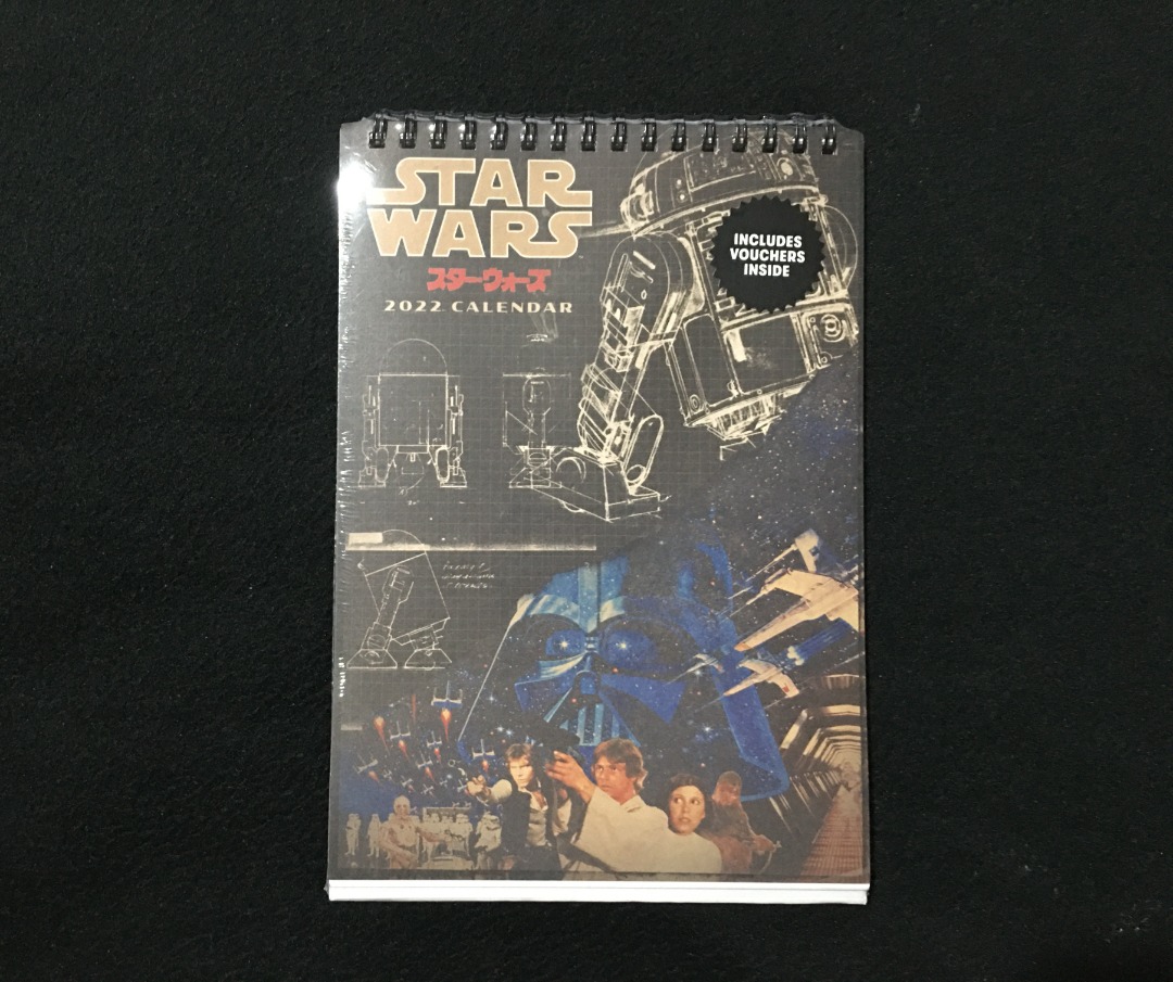 2022 Star Wars Typo Desk Calendar (Sealed), Hobbies & Toys, Memorabilia ...