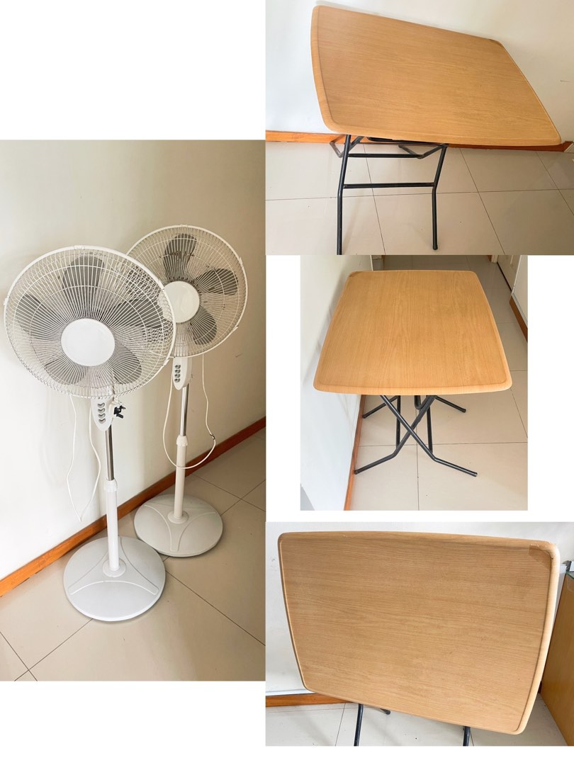 $20 for all (foldable table fan), Furniture & Home Living, Furniture ...