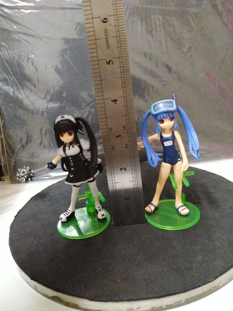 2 Set Sr skat and golf pangya figure collection: kooh school swimsuit ...