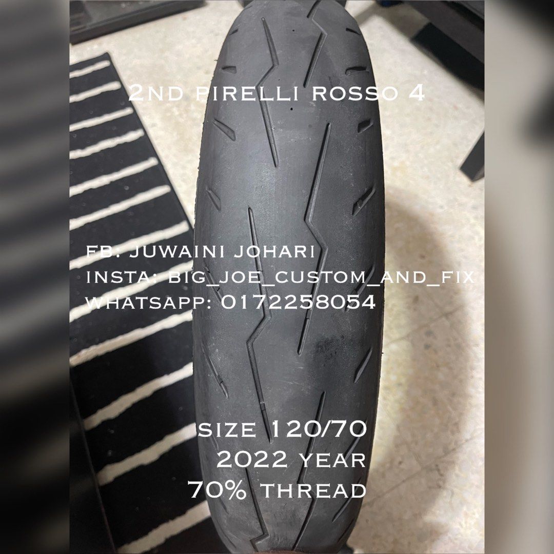 2nd Tayar Pirelli Rosso 4, Looking For on Carousell