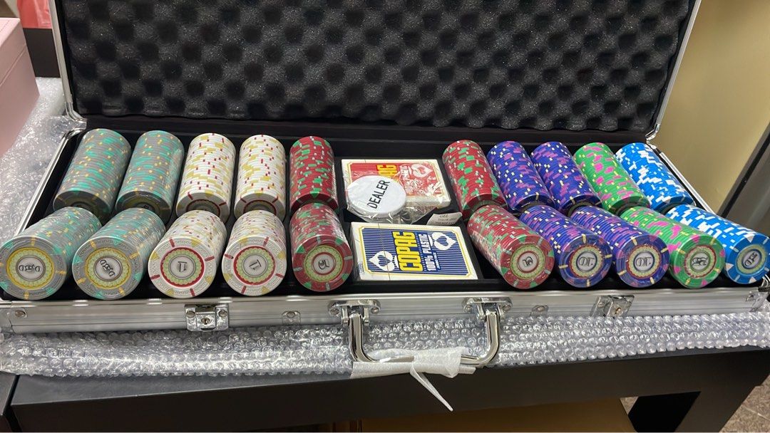 300/500 PCs Claysmith Gaming Premium Poker Chip Set Poker Chips Monte ...