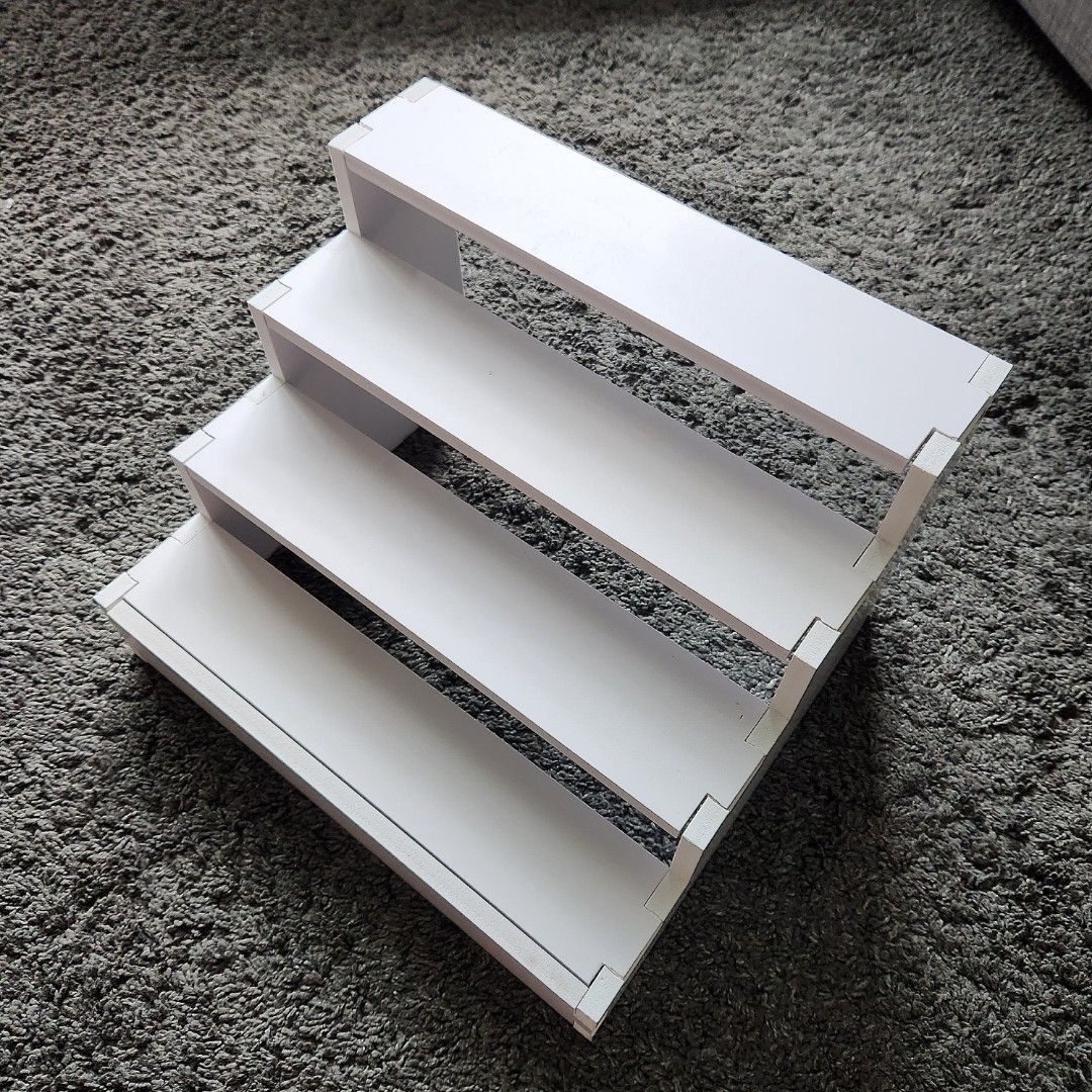 4-tier White display stand, Everything Else on Carousell