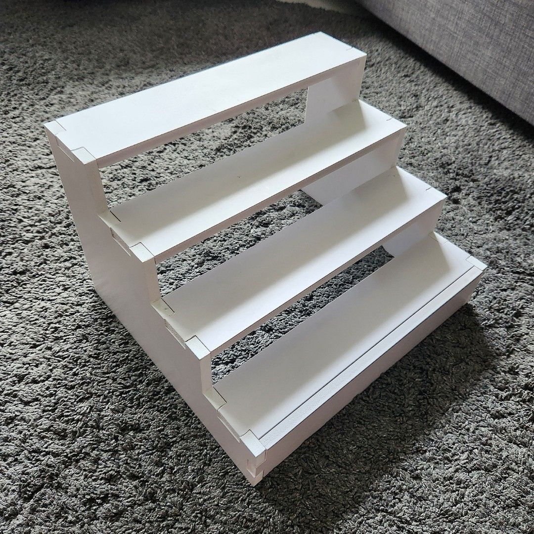 4-tier White display stand, Everything Else on Carousell