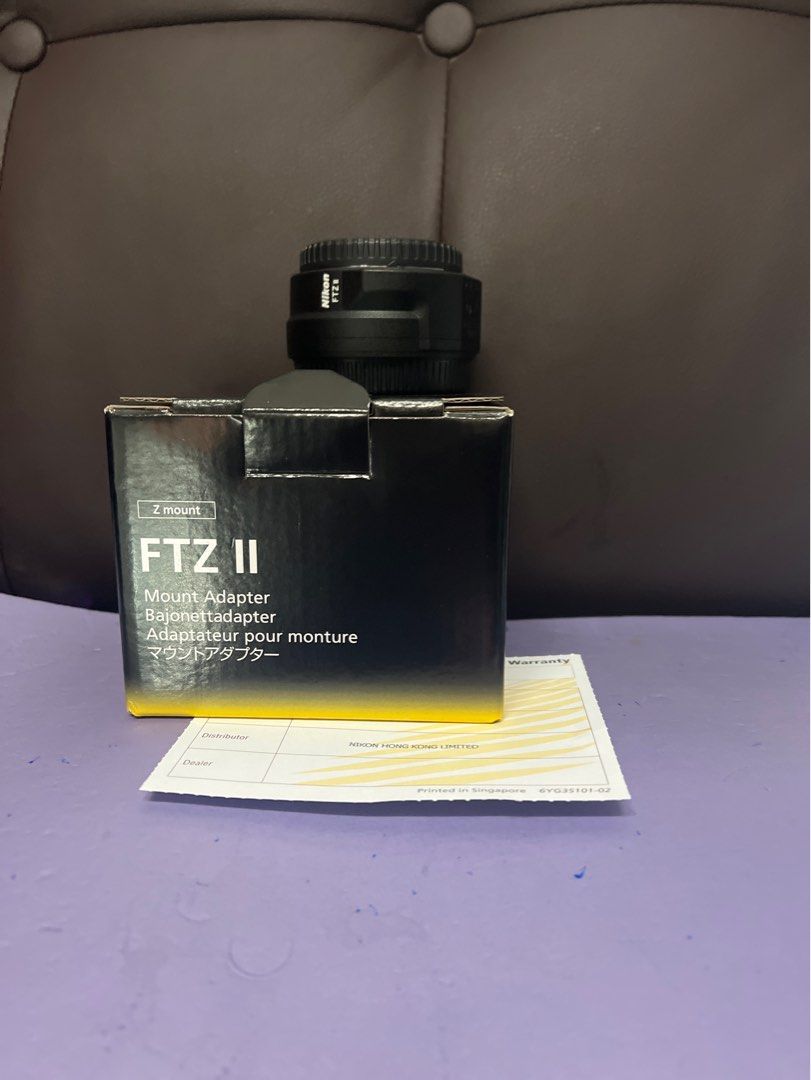 完美無瑕 全套有盒 香港行貨 Nikon FTZ II FTZII Nikon Z Body To Nikon F Len, 攝影器材, 鏡頭 ...
