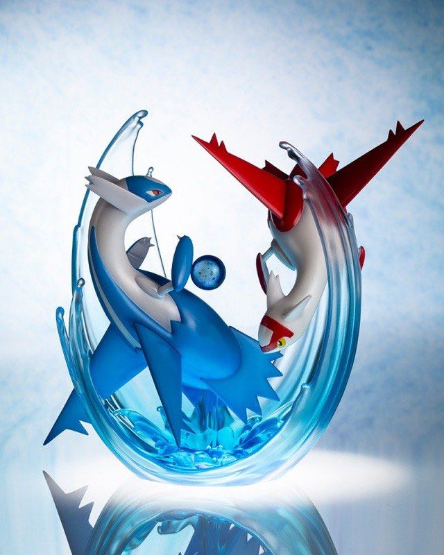 全新 日本 限定 Pokemon center figure 拉帝亞斯 latias 拉帝歐斯 latios 水都 豐緣 壽屋 ...