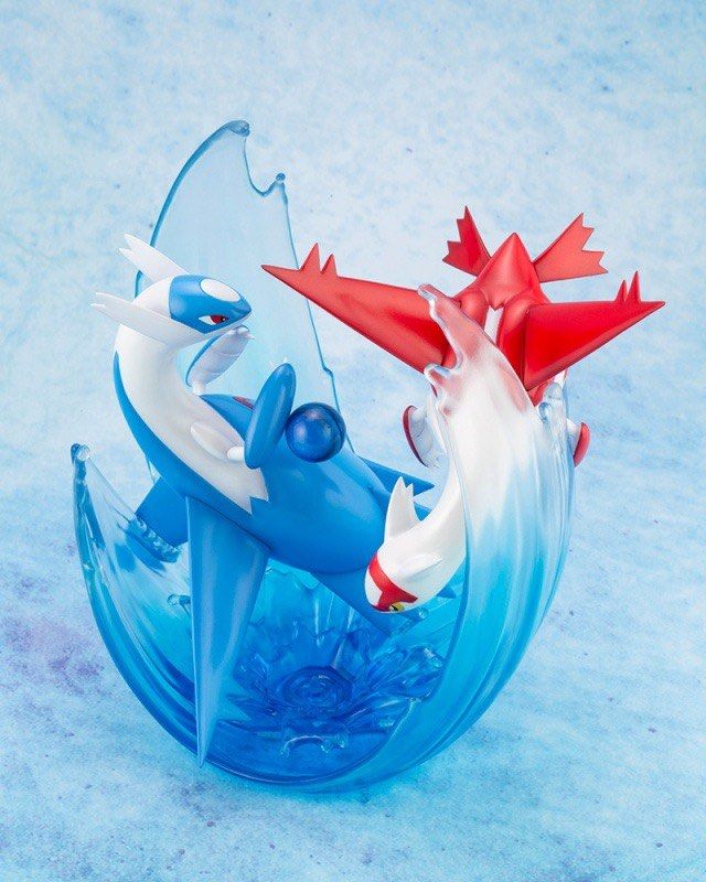 全新 日本 限定 Pokemon center figure 拉帝亞斯 latias 拉帝歐斯 latios 水都 豐緣 壽屋 ...