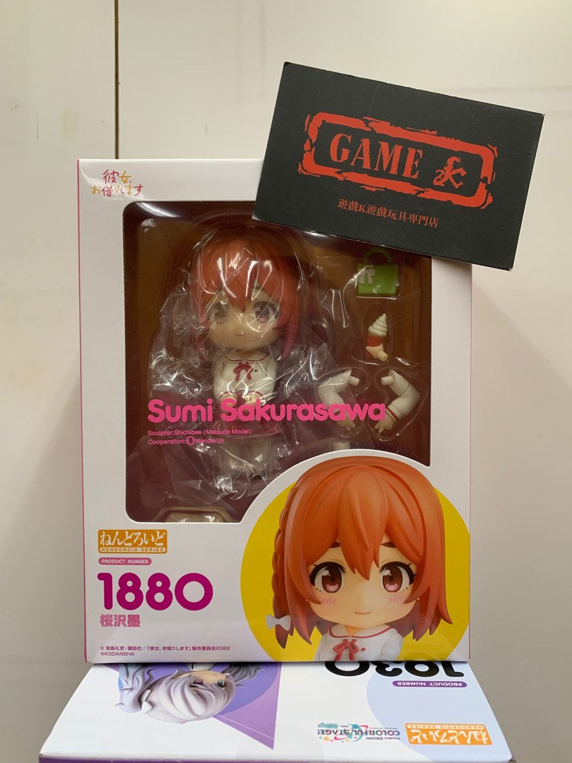 全新 日版 GSC NENDOROID 黏土人 1880 櫻澤墨 Sumi Sakurasawa 出租女友 Rent-a-Girlfriend , 興趣及遊戲, 玩具 & 遊戲類 ...