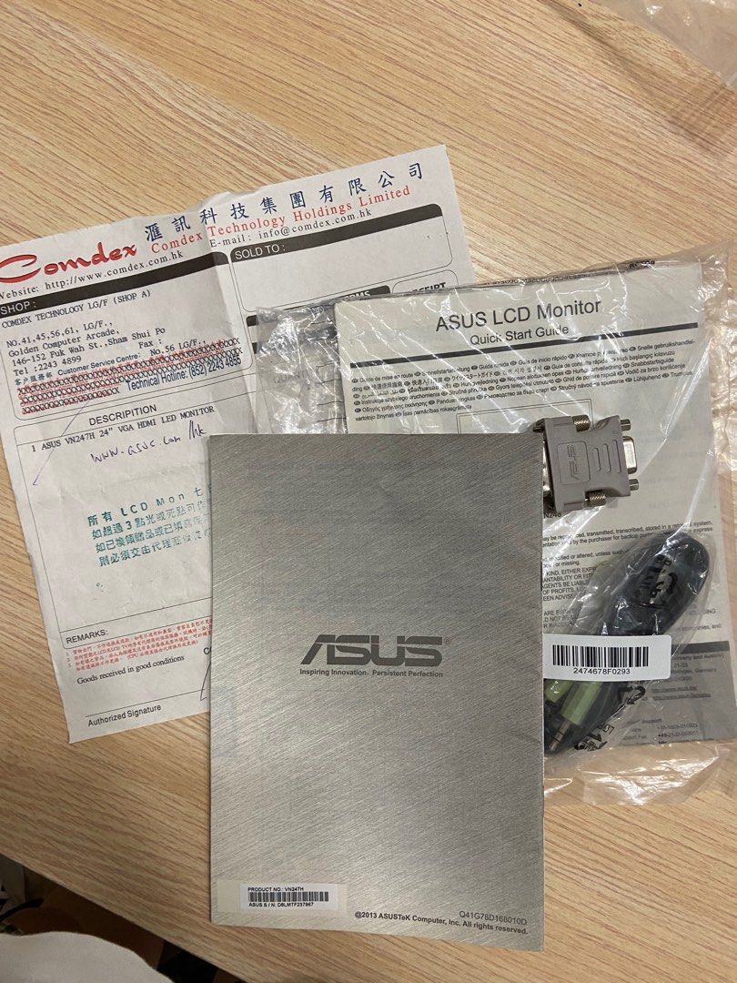 齊說明書同單 Samsung 27” 曲mon 加 24“ asus mon 連mon架 monitor, 電腦＆科技, 桌上電腦 ...