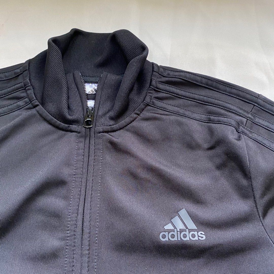 Adidas Black Jacket, Women's Fashion, Coats, Jackets and Outerwear on ...
