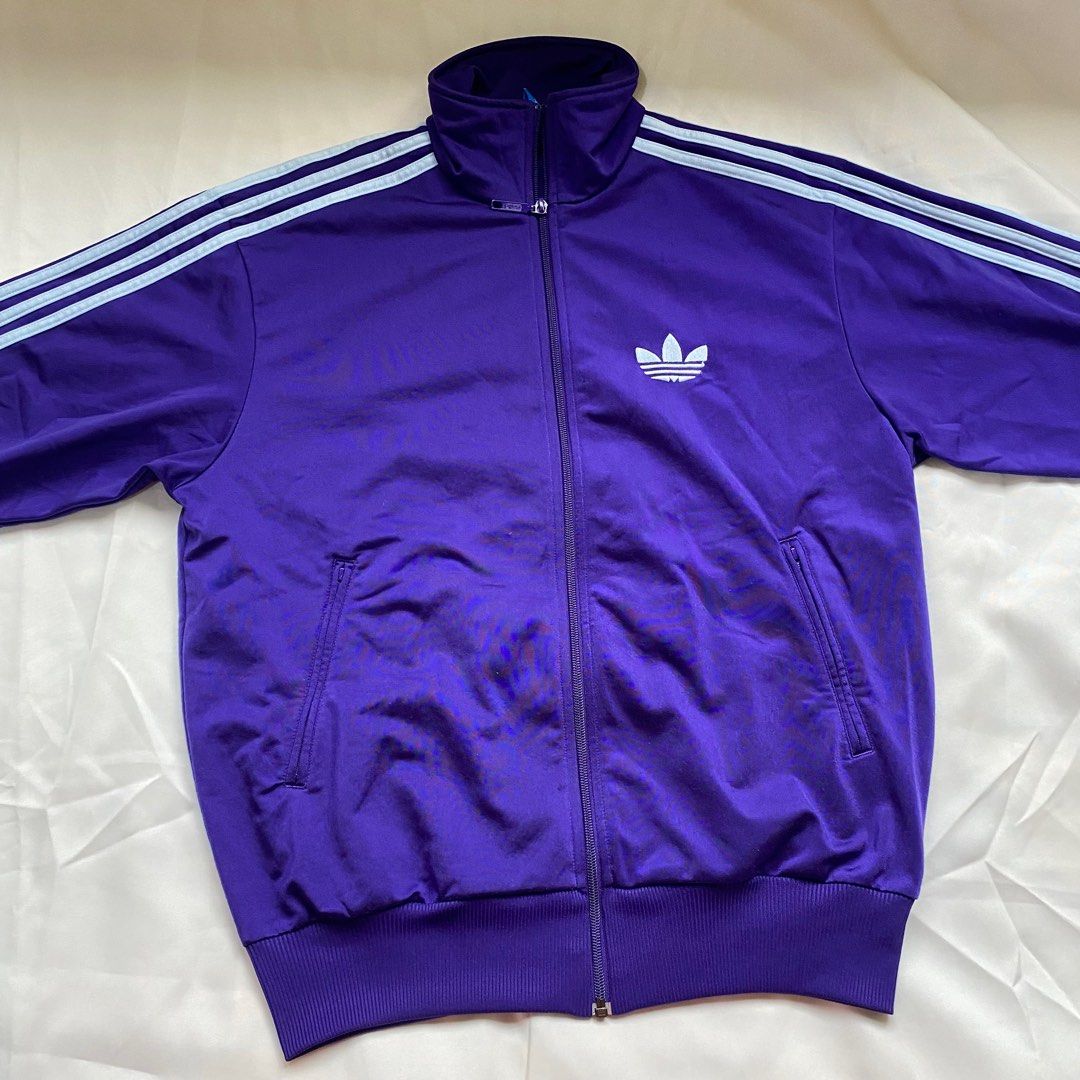Adidas Violet Jacket, Women's Fashion, Coats, Jackets and Outerwear on ...