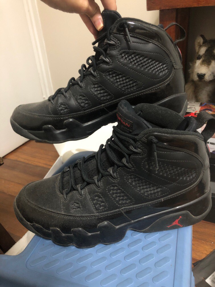 Air Jordan 9 Bred patent, Men's Fashion, Footwear, Sneakers on Carousell
