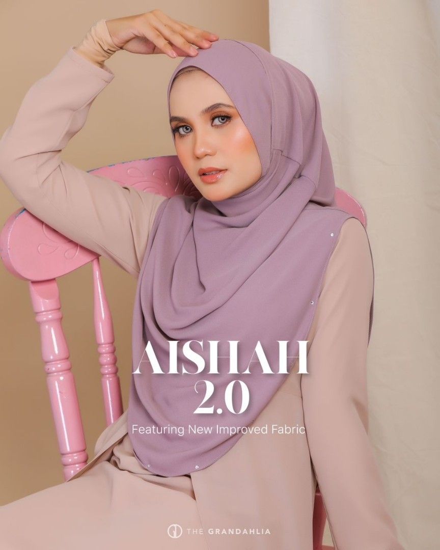 Aishah 2.0 Instant Hijab, Women's Fashion, Muslimah Fashion, Hijabs on ...