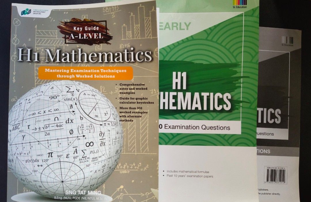 A-Level H1 Mathematics TYS and Reference Book, Hobbies & Toys, Books ...