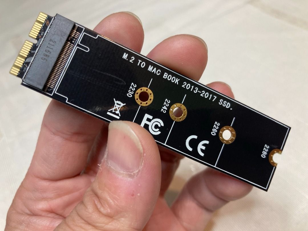 APPLE 蘋果專用 NVME PCIe M.2 SSD 硬碟 轉 2013-2017 Macbook air / Pro / IMAC 轉接 ...