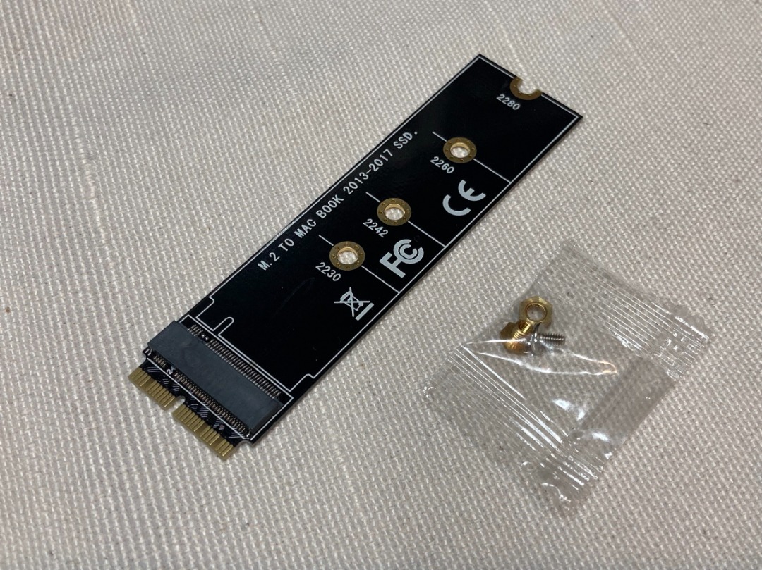 APPLE 蘋果專用 NVME PCIe M.2 SSD 硬碟 轉 2013-2017 Macbook air / Pro / IMAC 轉接 ...