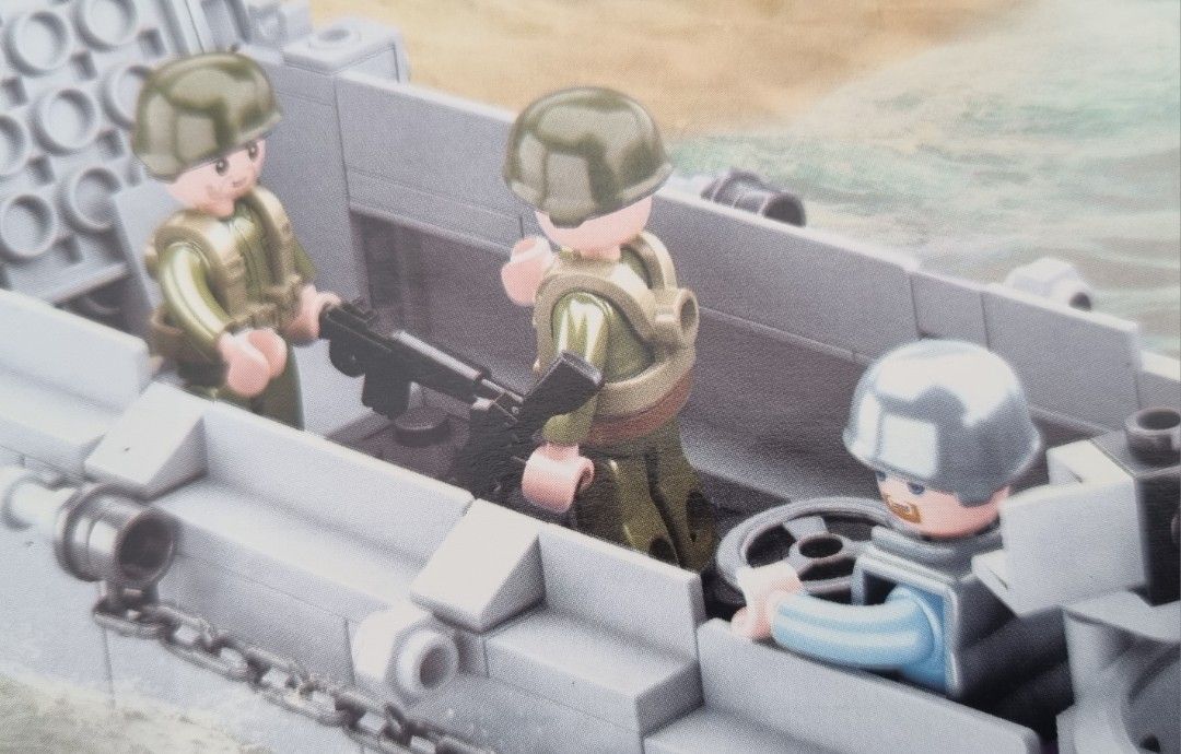 Army Navy Soldiers- Bricks Figures x 3 (Lego Compatible), Hobbies ...