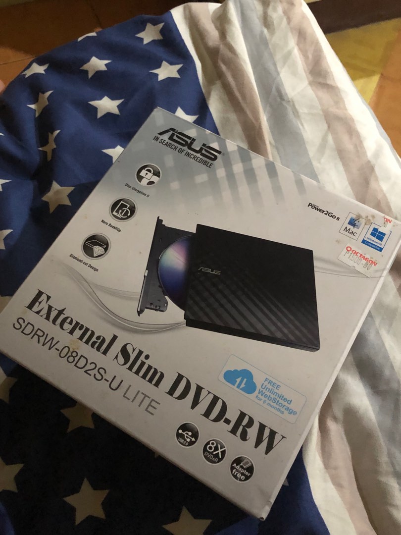 Asus External Slim DVD-RW (Bnew) Selling it for 1000 nalang po thanks ...