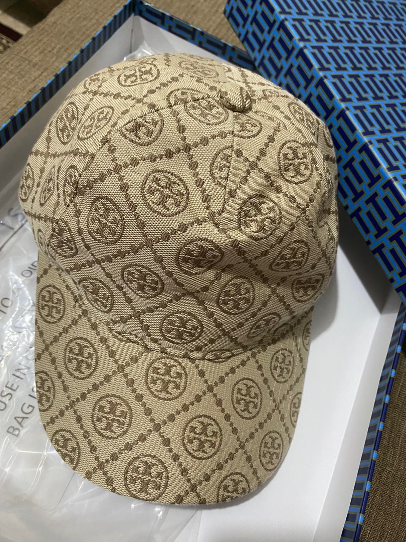 Authentic Tory Burch T-Monogram hat, Women's Fashion, Activewear on ...