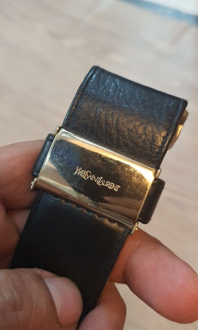 Authentic ysl vintage belt, Luxury, Accessories on Carousell