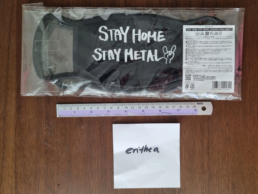 Babymetal stay home stay metal mask, Hobbies & Toys, Memorabilia ...